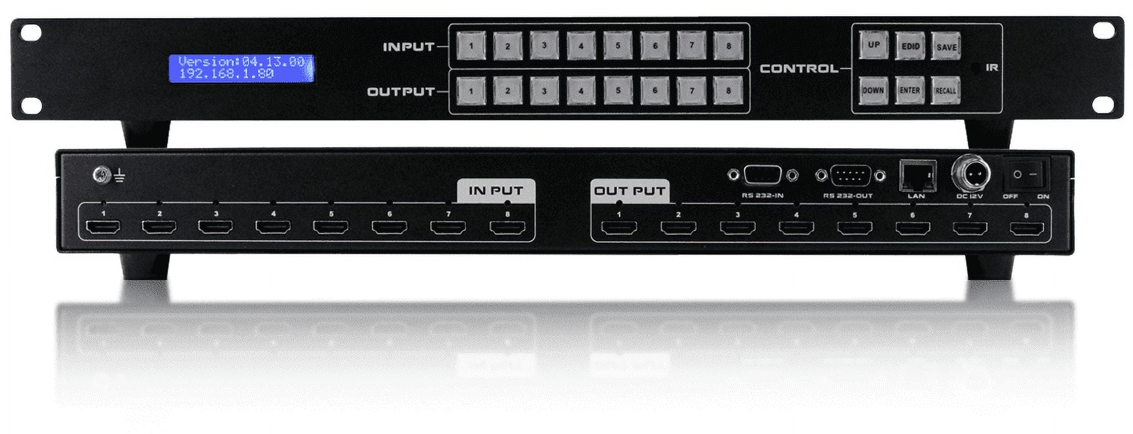 8x8 HDMI Matrix Switch with 8-Separate HDMI Baluns - Walmart.com