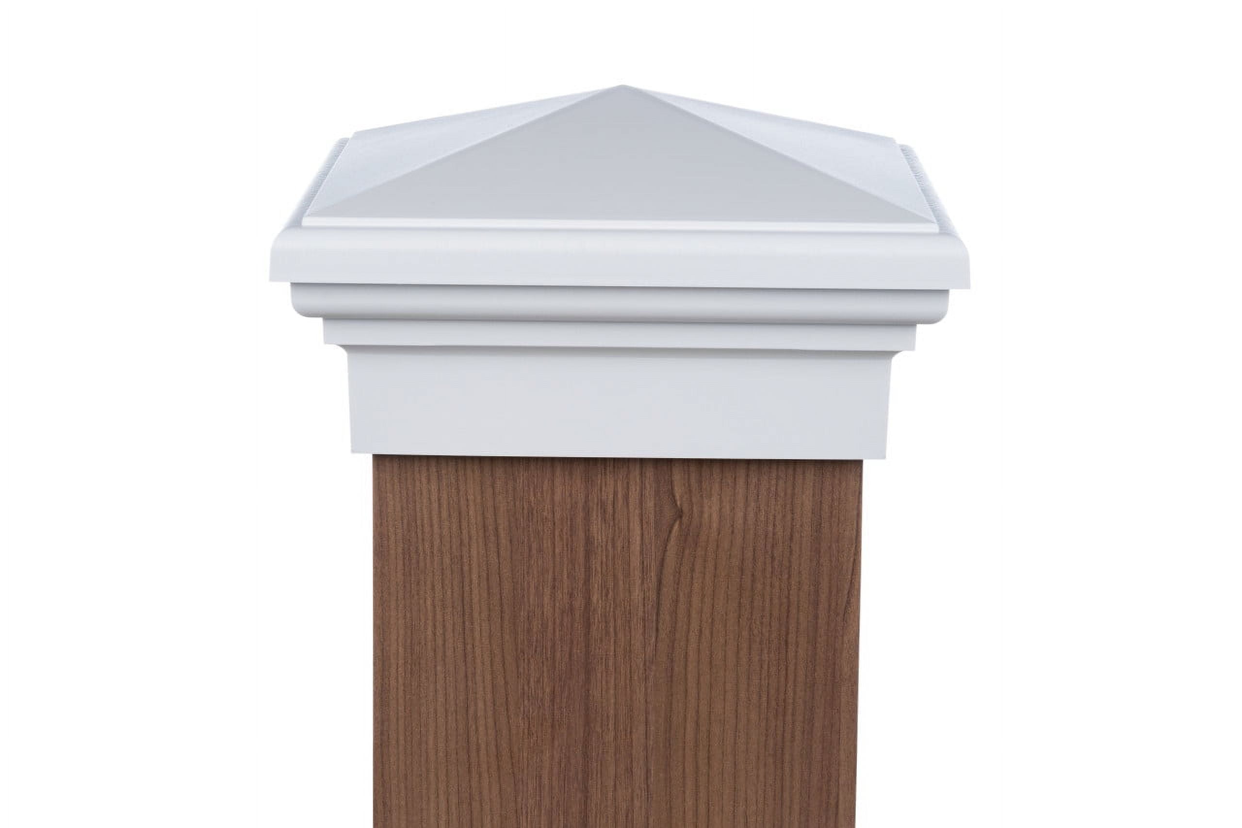 Atlanta Post Caps 8x8 Outdoor Patio Yard Topper, White New England ...