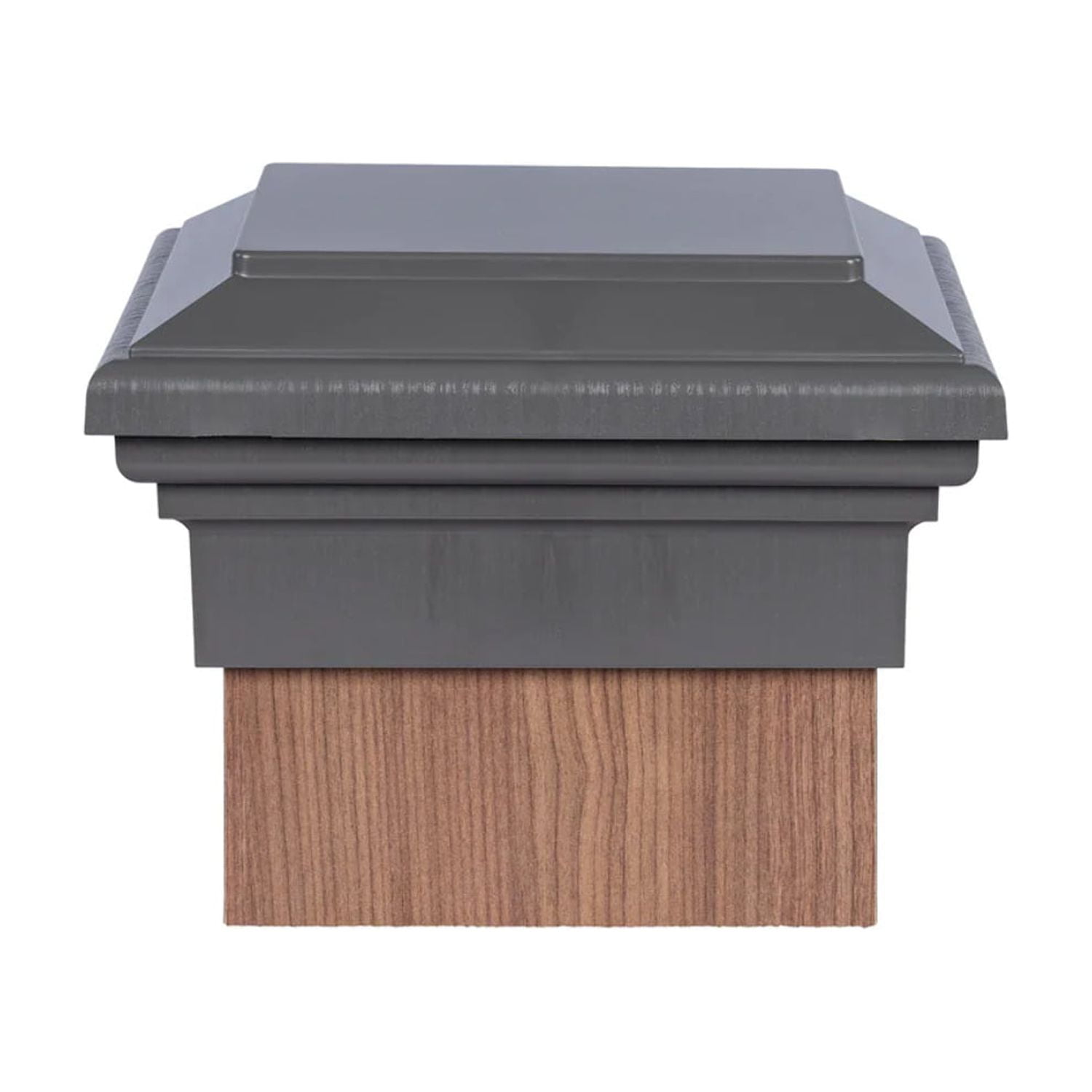8x8 Post Cap ? Gray Flat Top - Walmart.com