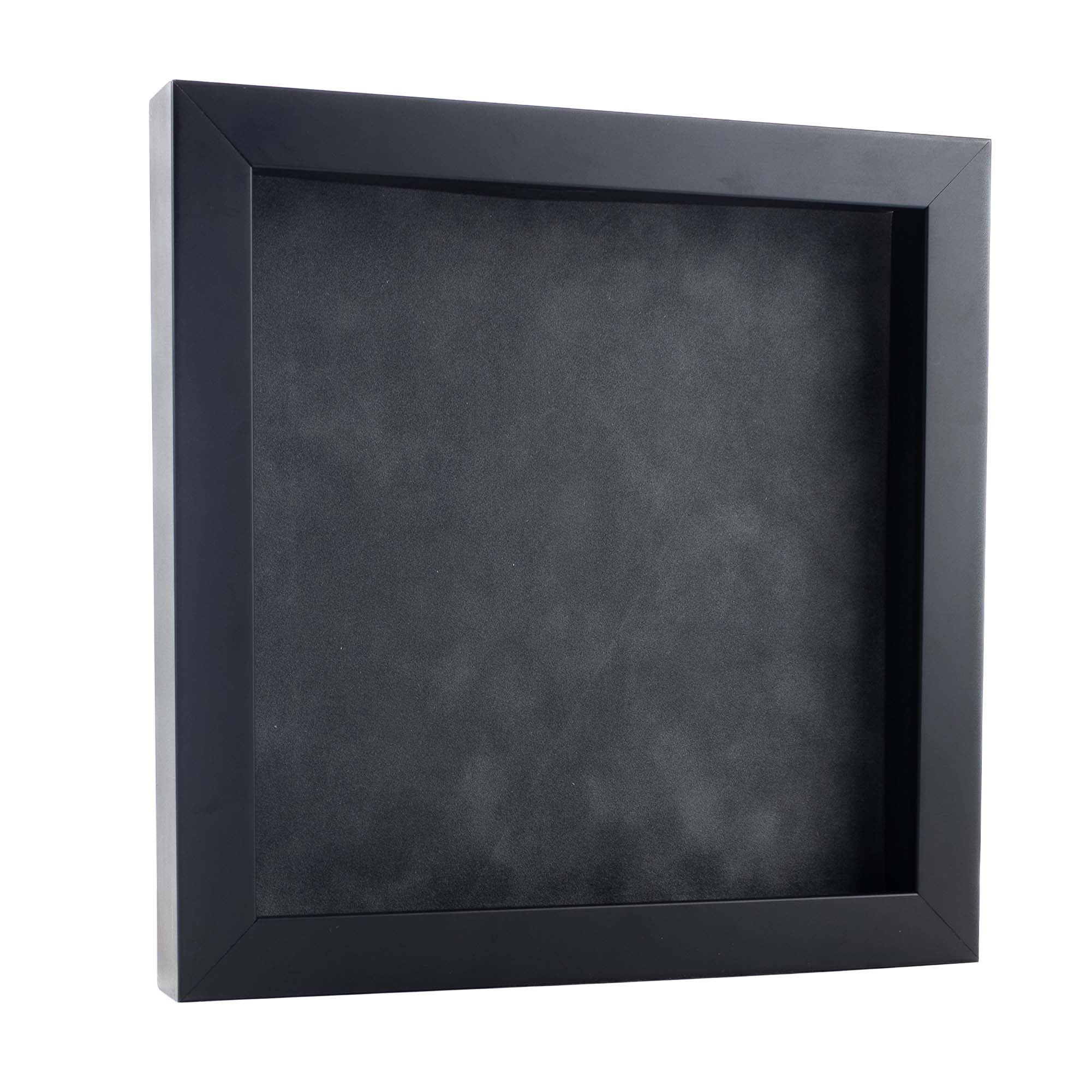8x8 Shadow Box Frame Black Wood | With a 3/4" Usable Display Depth ...