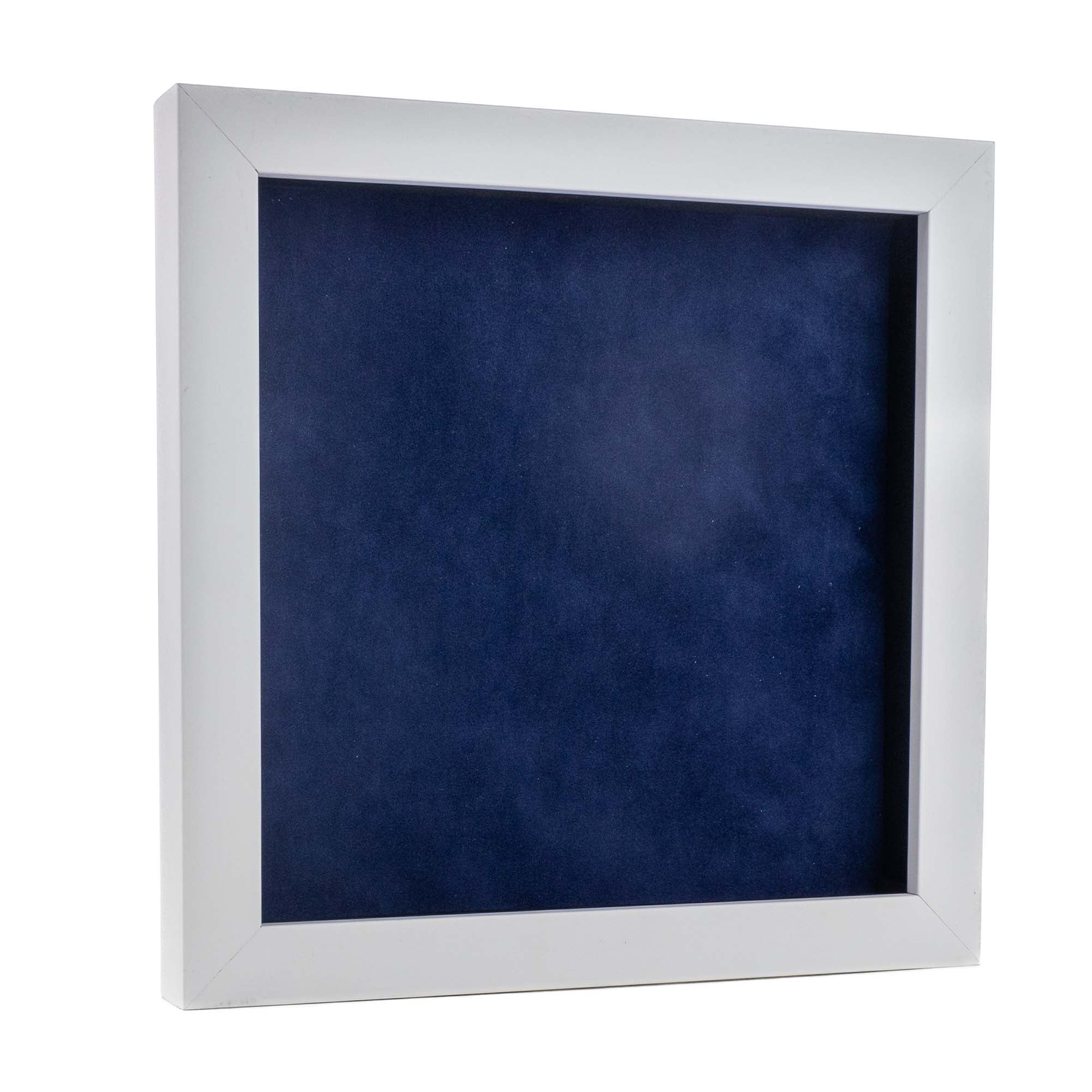 8x8 Shadow Box Frame White Wood | With a 3/4" Usable Display Depth ...