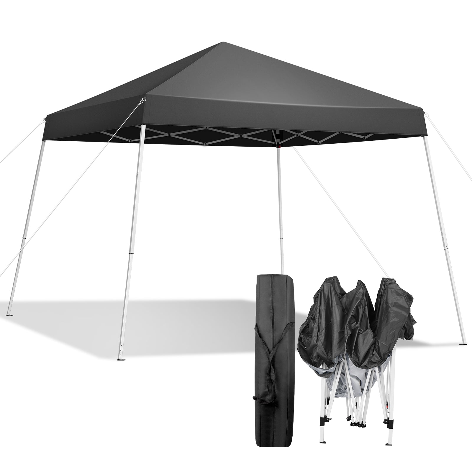 8x8ft Outdoor Canopy Tent, Pop Up Tent Canopy Foldable Portable ...