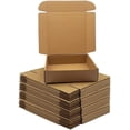 8x8x2 inch Shipping Boxes，Bulk 28 Pack，Brown Corrugated Mailers ...