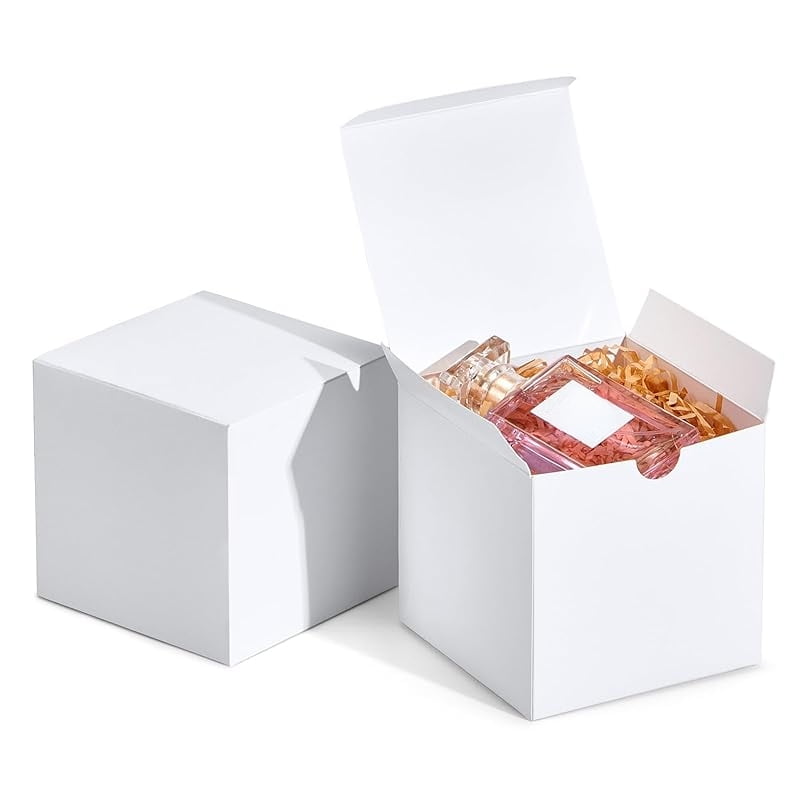8x8x4 Gift Box 50 Pack White Gift Boxes with Lids, DIY Bridesmaid ...