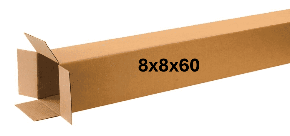 8x8x60 (200 lb strength) | SINGLE CARDBOARD BOX | TALL - Walmart.com