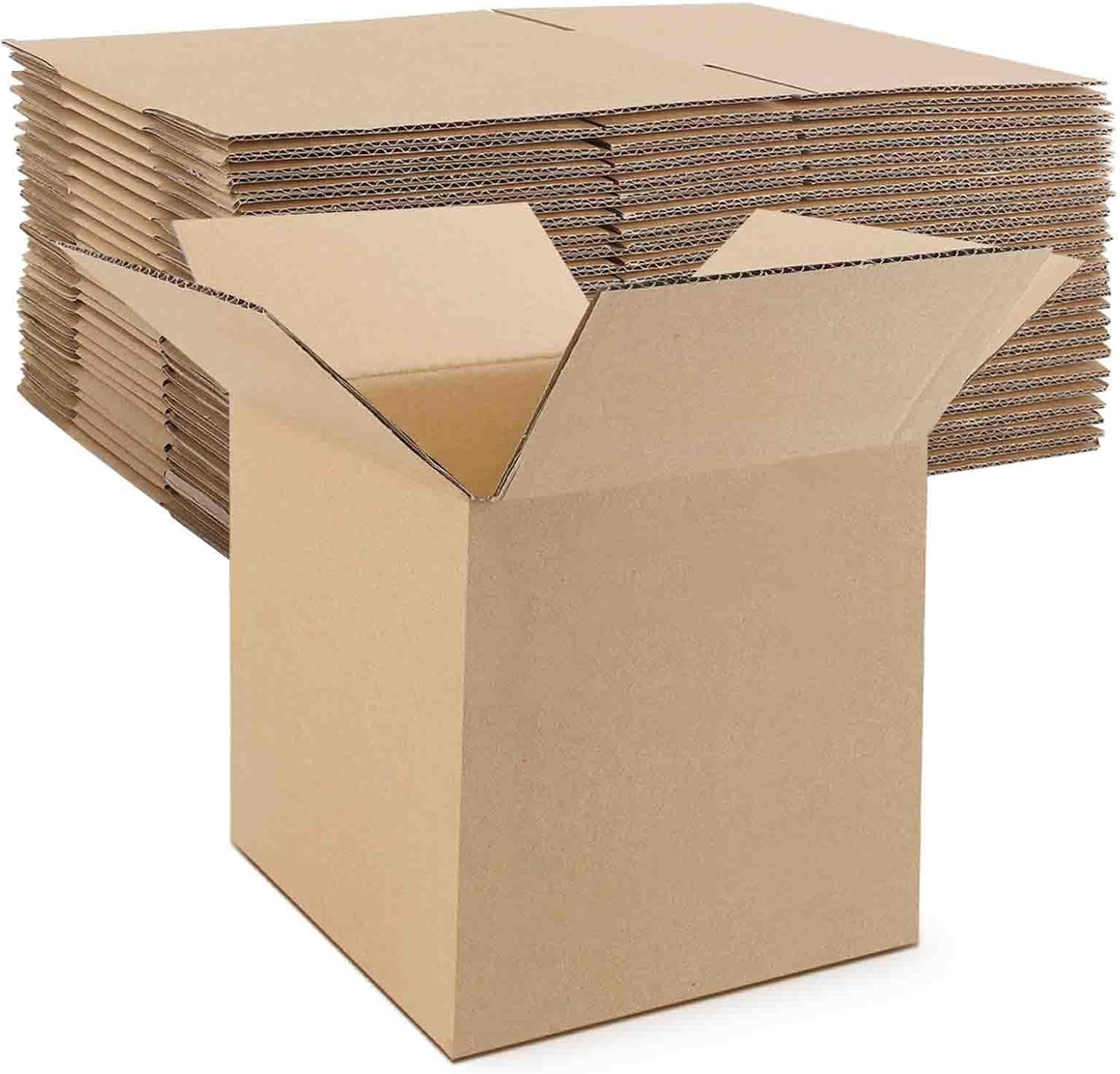 8x8x8 Inches Shipping Boxes for Mailing Moving Packaging, 25 Pack ...