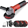9.0 Amp Angle , 4-1/2 Inch Power Tool, 11800 RPM, Auxiliary Handle and ...