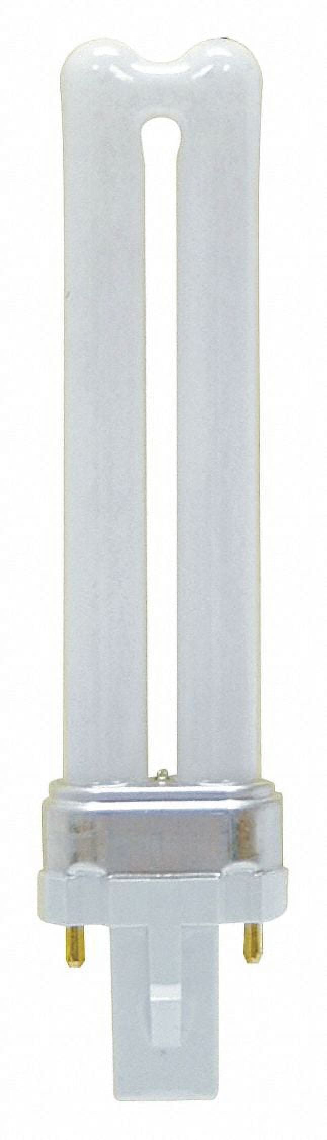 9.0 Watts Plug-In CFL, T4 PL, 2-Pin (G23-2), 550 Lumens 2700K Bulb ...