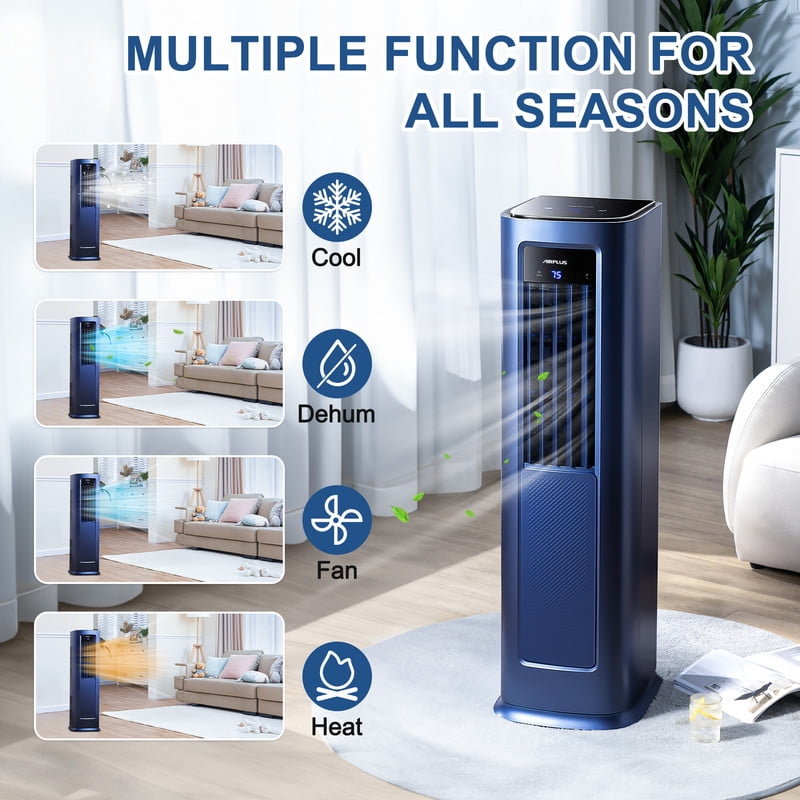 9,000 BTU (DOE) Portable Air Conditioner Cools 1,000 sq. ft. with ...