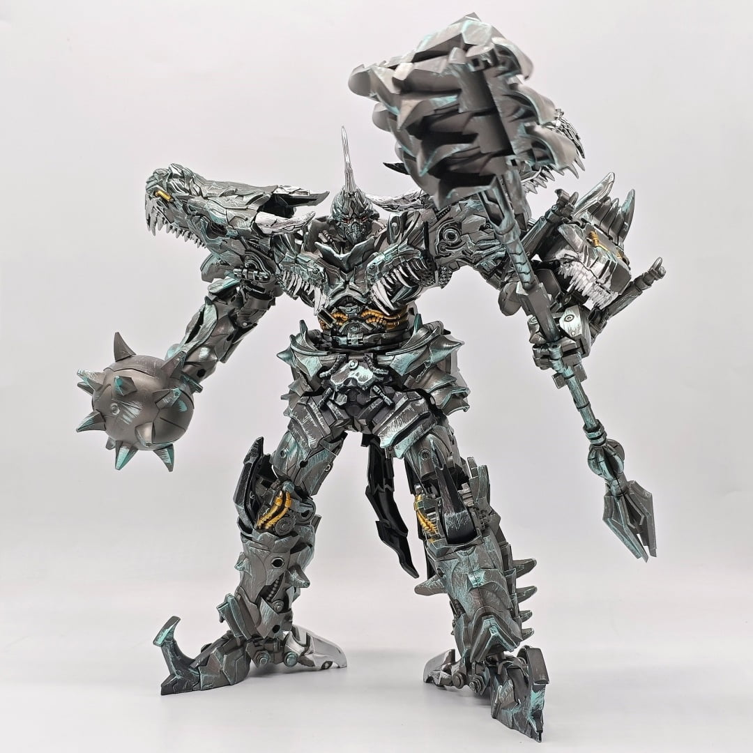 9.05 Inch Dinosaur Convertible Robot, Large Articulated Shape-Shifting ...