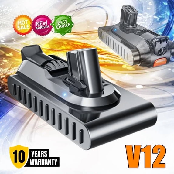9.0Ah Replacement Battery for Dyson V12 Detect Slim SV46 Absolute ...