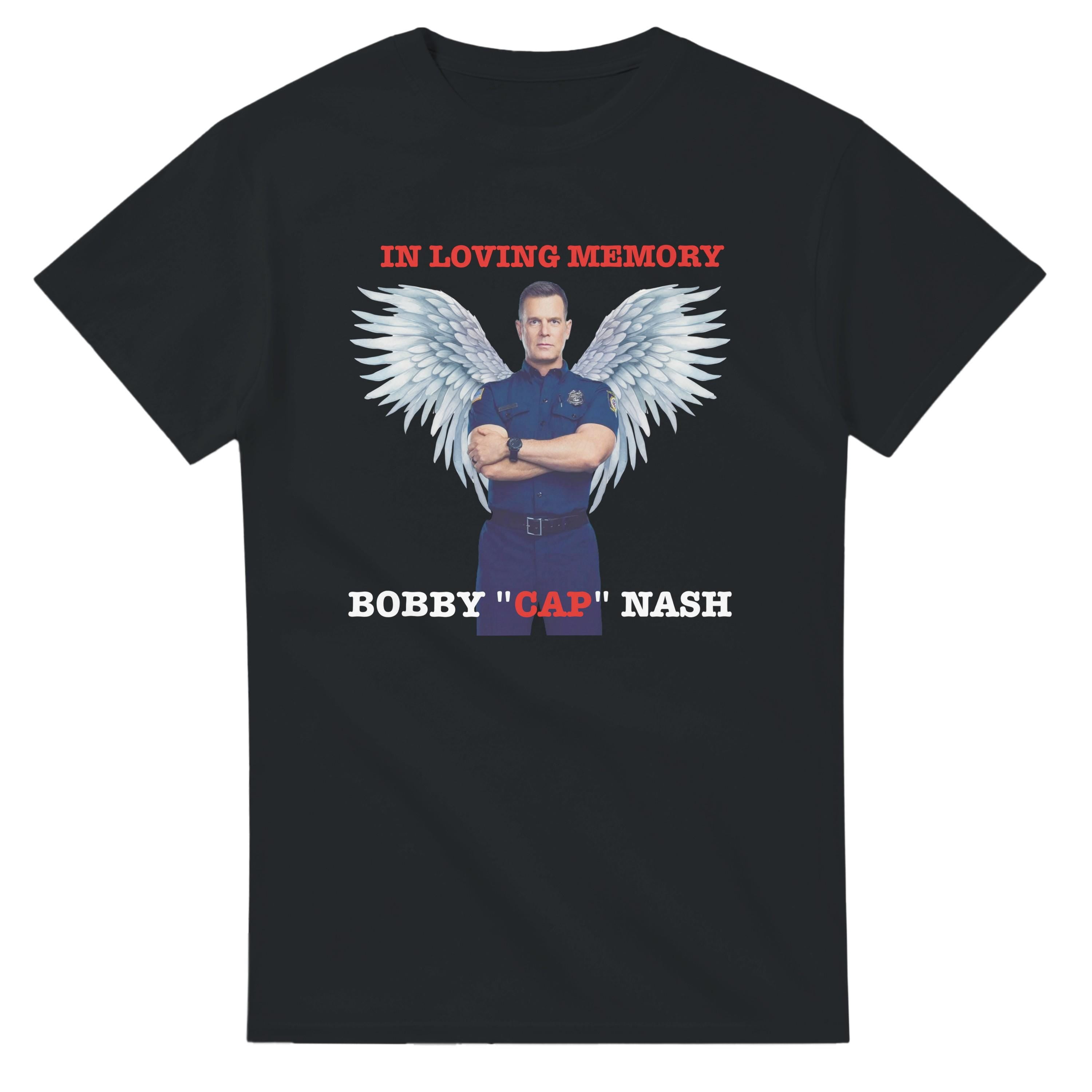 9-1-1 RIP Cap In Memory of Captain Bobby Nash | 911 TV Show T-Shirt ...