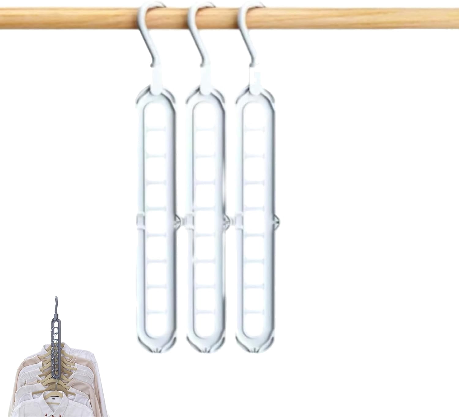 9 in 1 Smart Hanger Pro, Space Saving Hanger, Closet Organizers and ...