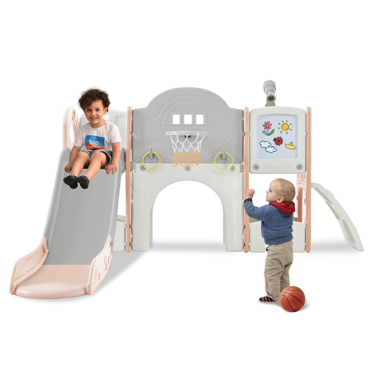 9 in 1 Toddler Slide, Kids Slide for Toddlers Age 1+, Freestanding ...