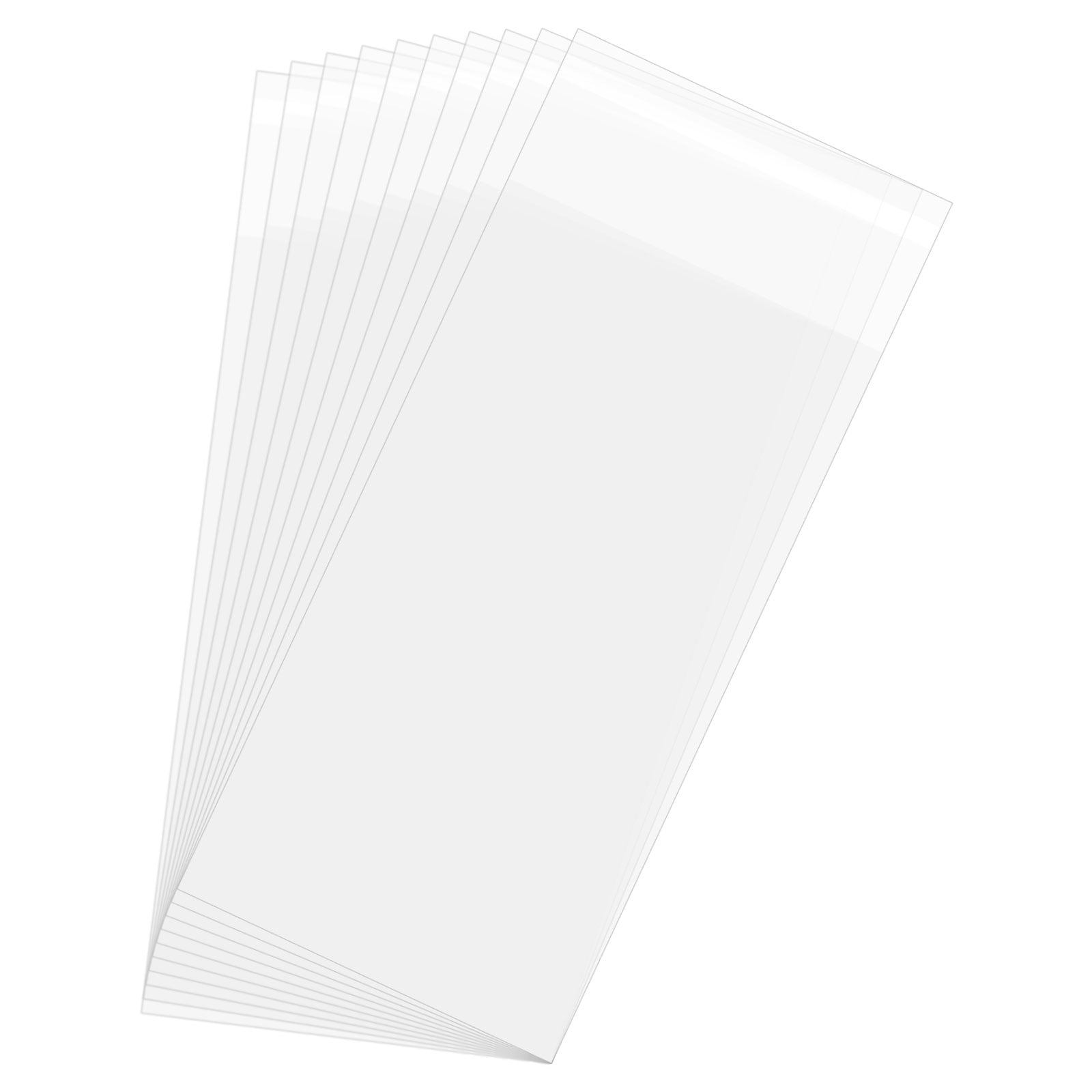 9.1"x 3.9" Acid-Free Picture Sleeve, 120Pack Crystal Clear Sleeves ...