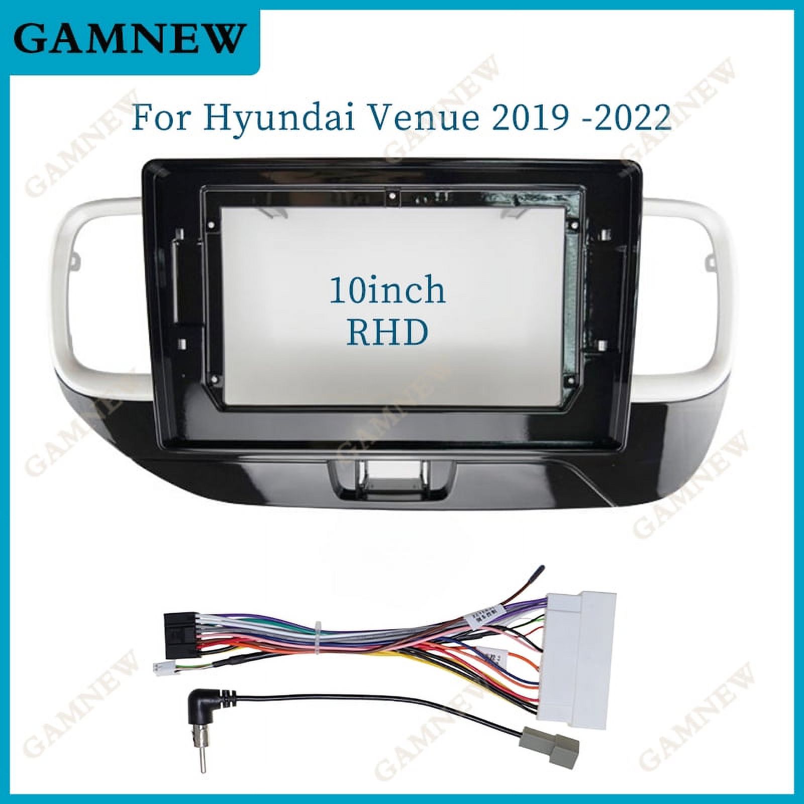 9 10 Inch Car Frame Fascia Adapter For Hyundai Venue 2019-2022 Android Radio Dash Fitting Panel ...
