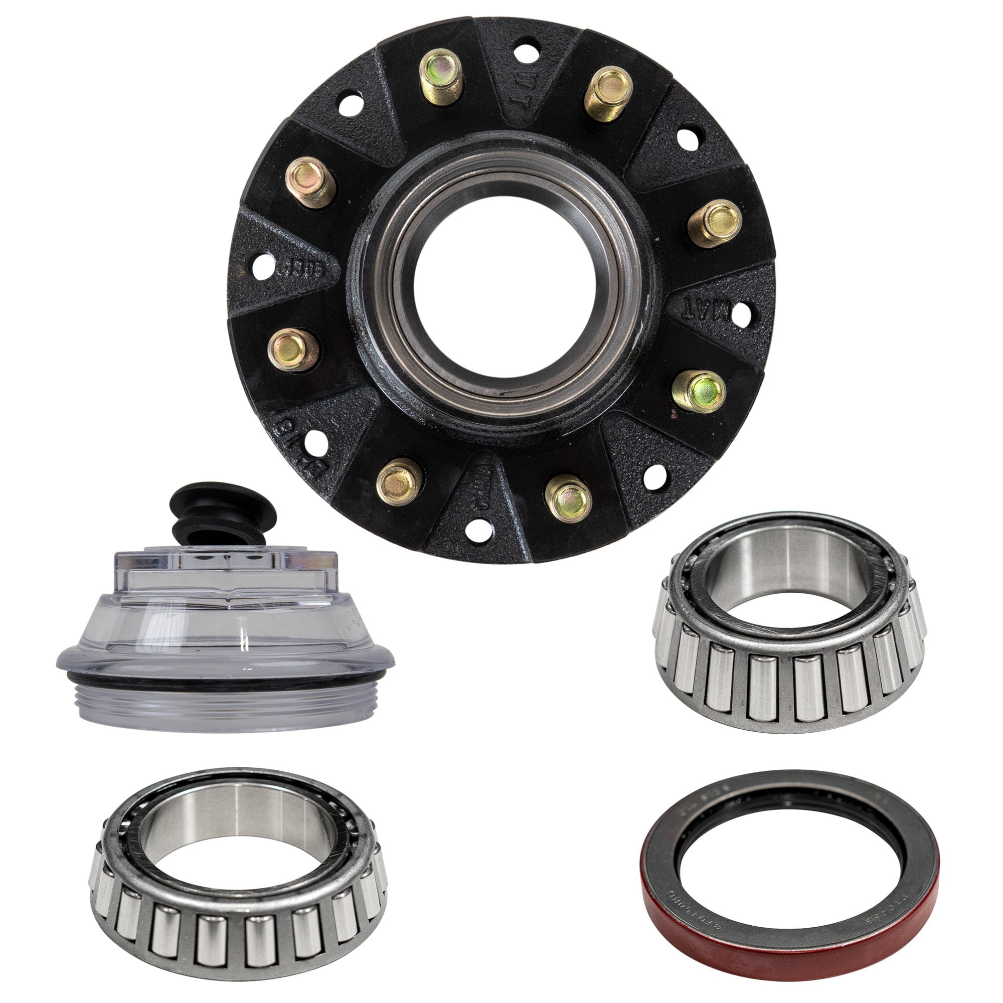 9-10K GD Trailer Axle Hub Assembly - 8 Lug (New Style) - Walmart.com