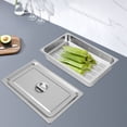 9-10L Modern Rectangular Full Size Perforated Stainless Steel Steam ...