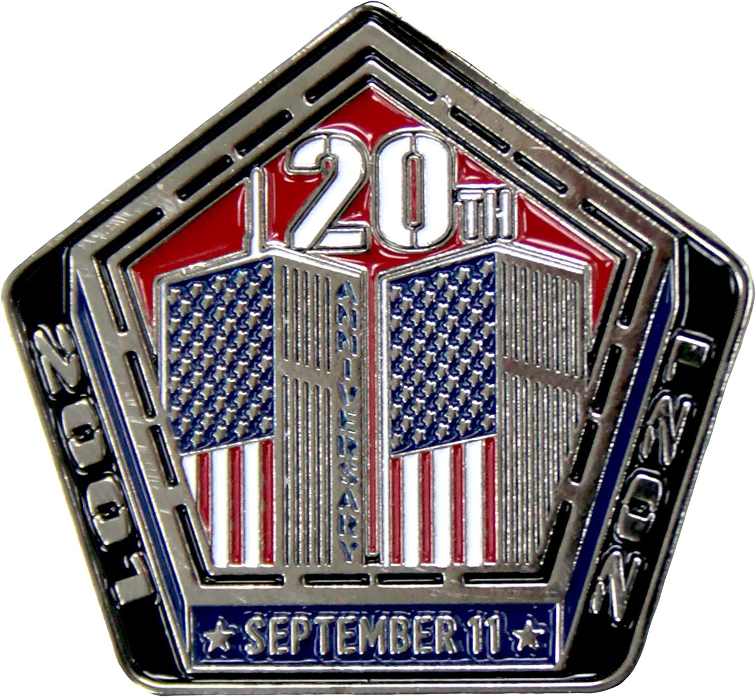 9/11 - 20th Anniversary 2001-2021 September 11 Pentagon & Towers, Pin ...
