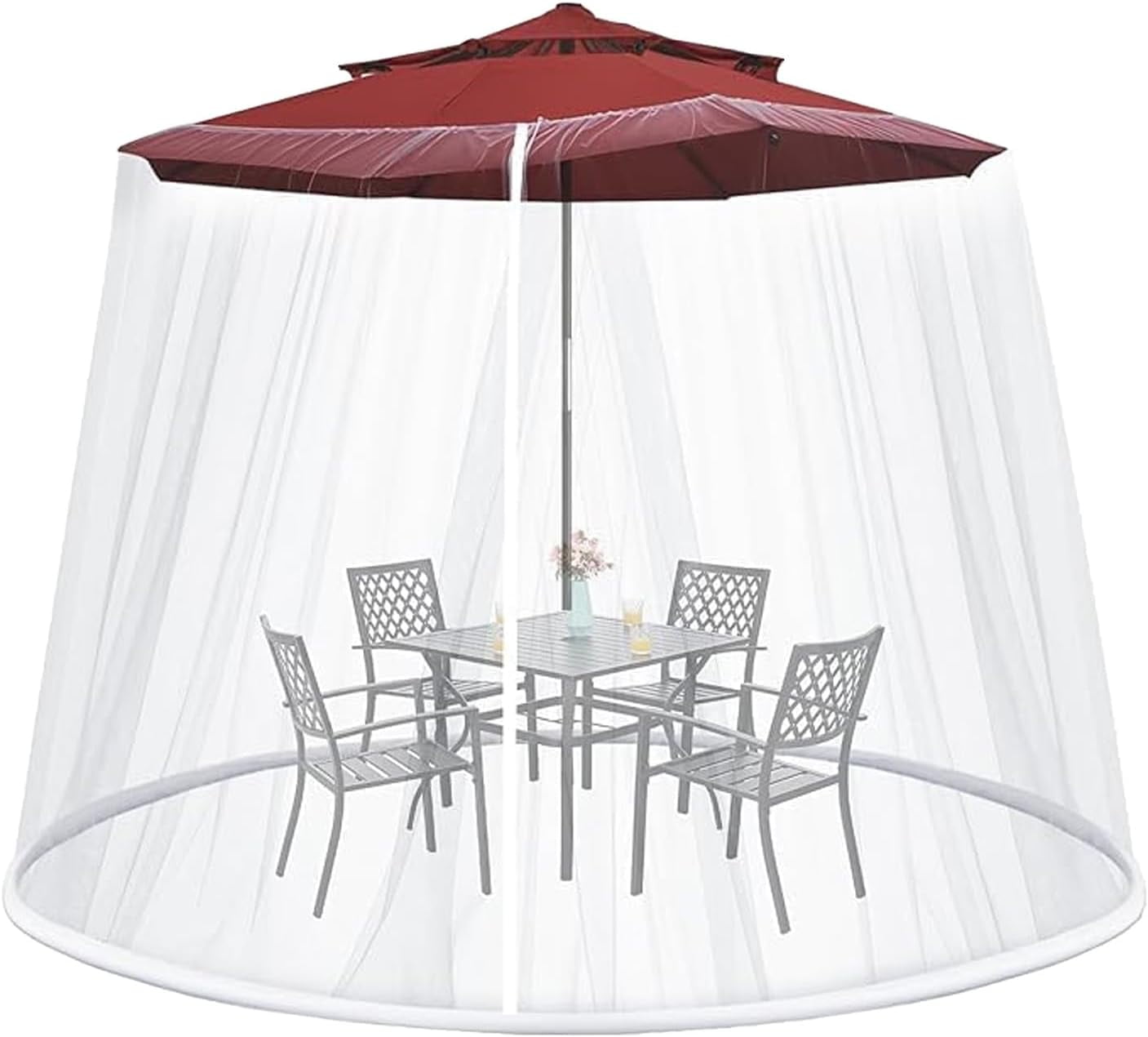 9-11 FT Umbrella Net for Outdoor Umbrella, Universal Patio Umbrellas ...