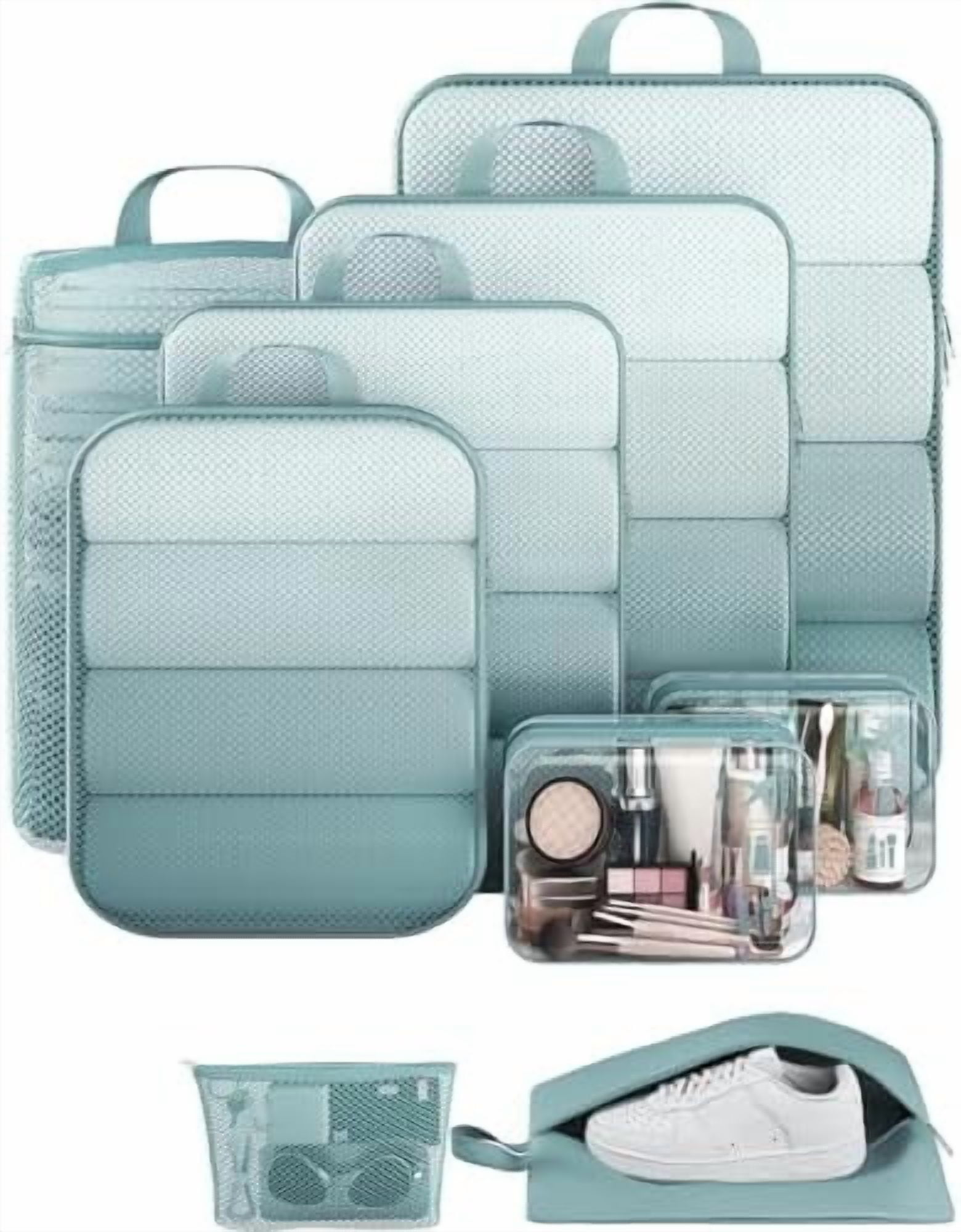 9/11 Set Compression Packing Cubes for Travel Essentials,Compressible ...