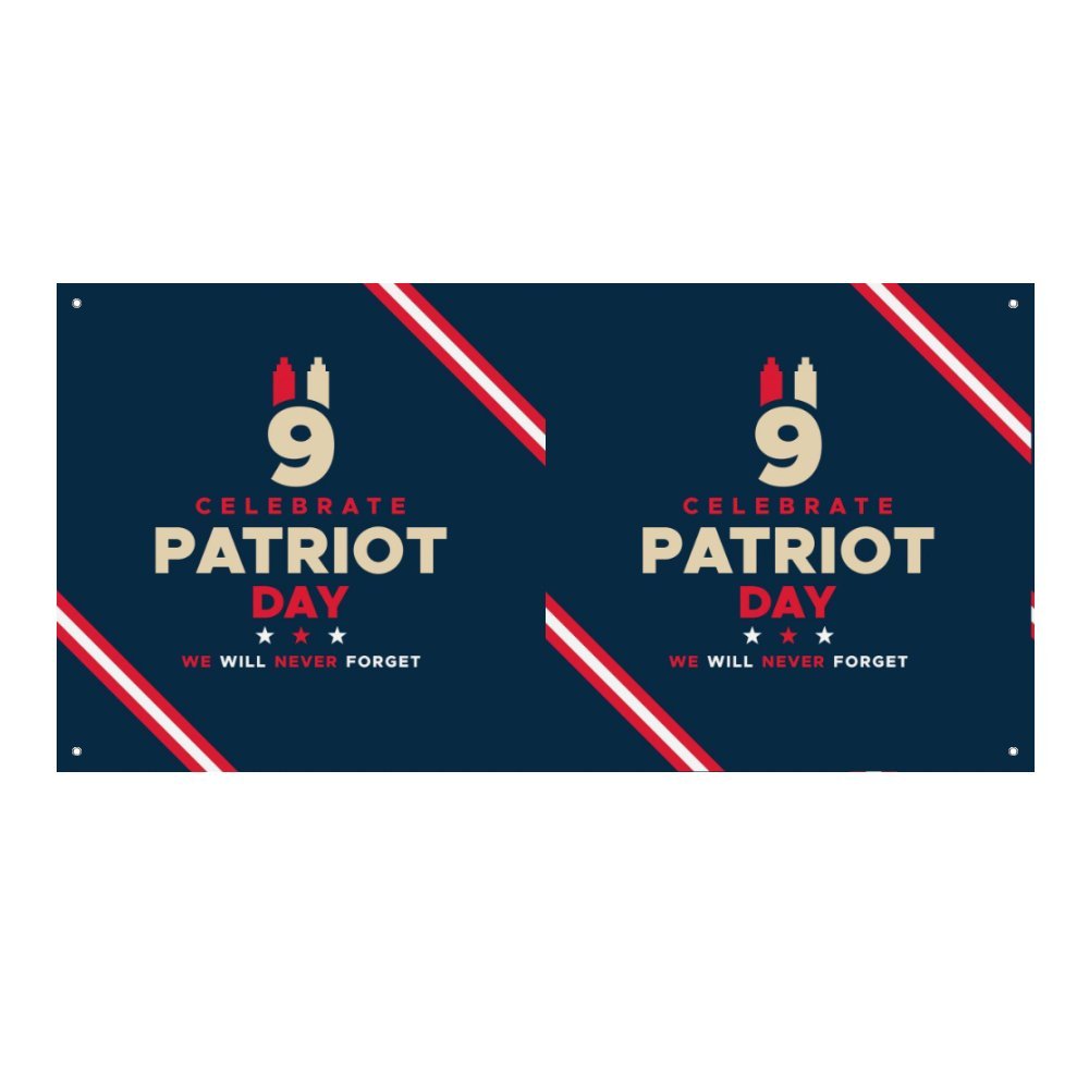 9/11 We Will Never Forget Banner Flag Photography Background Outdoor ...