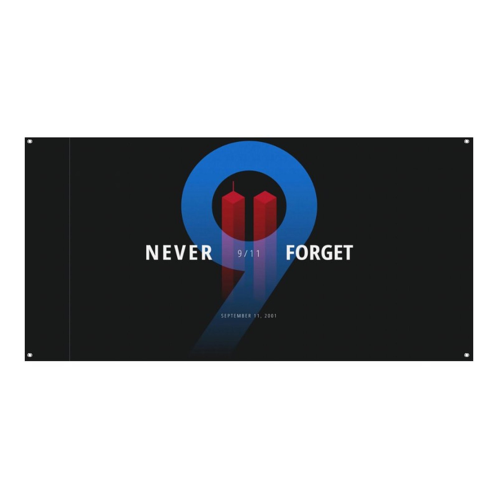 9/11 We Will Never Forget Banner Flag Photography Background Outdoor ...