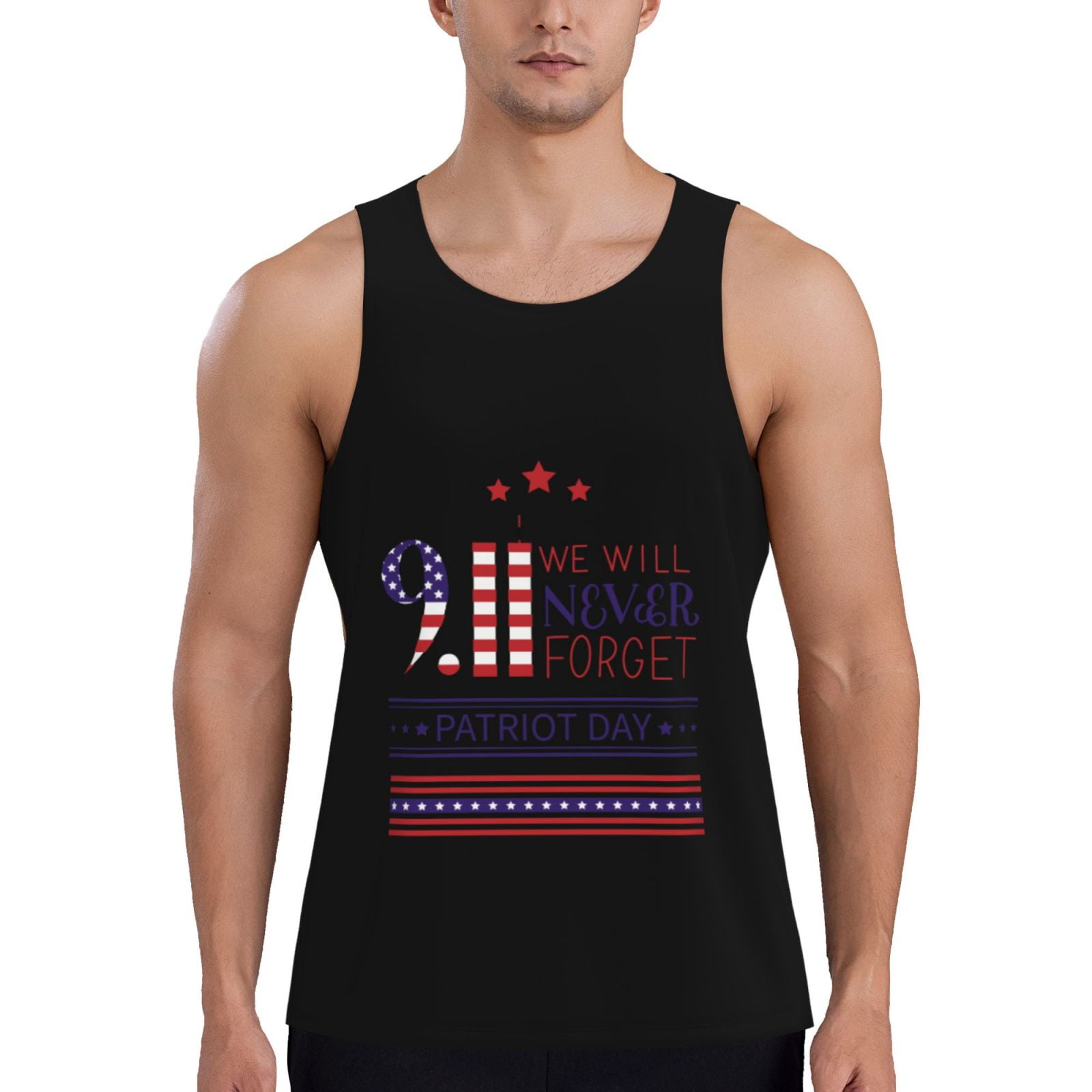 9/11 We Will Never Forgetsleeveless Shirts Mens Muscle Tank Top Men'S ...