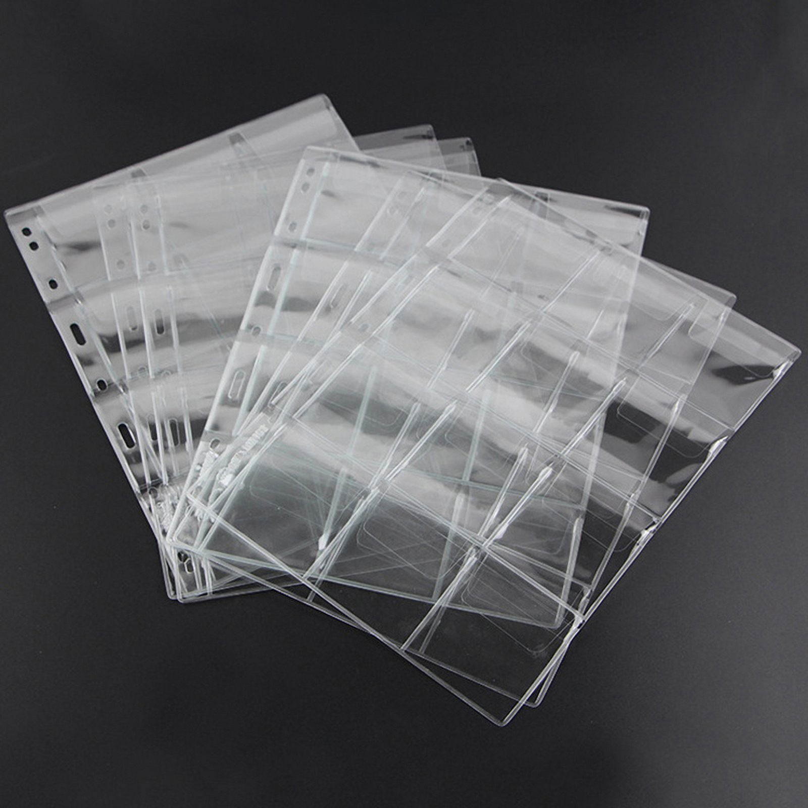 9/12 Grids Classic Plastic Coin Holder Sheet Storage Collection Money ...