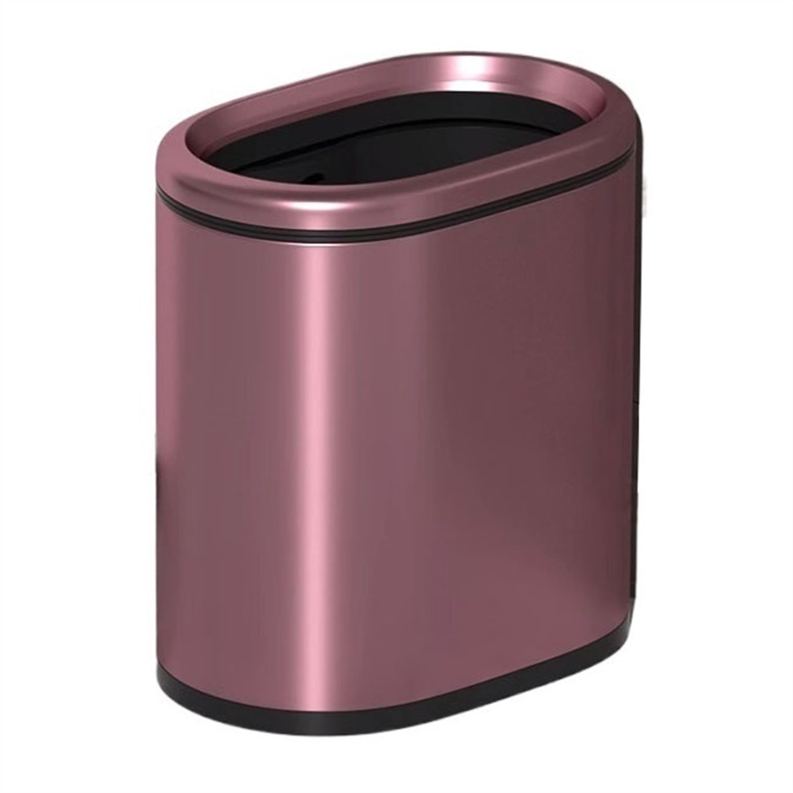 9/12 Liter Slim Stainless Steel Trash Can, Open-Top Trash Can with ...