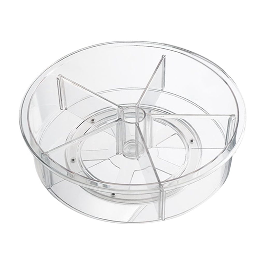 9/12" Turntable Spining Organization Clear Acrylic Rotating Storage ...