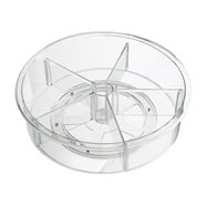 Home Intuition Round Plastic Lazy Susan Turntable Food Storage ...
