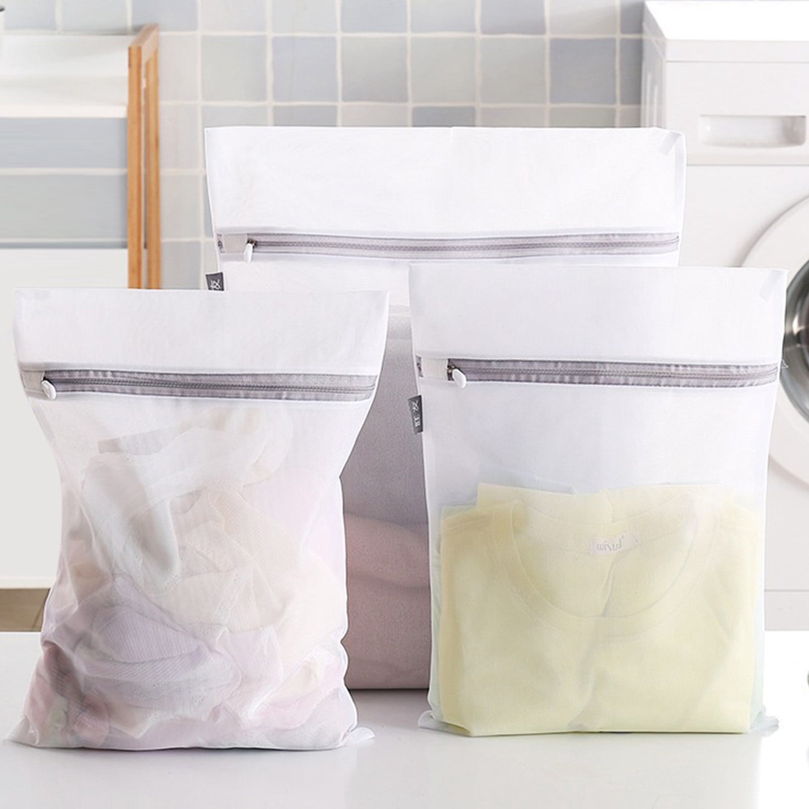9*13 Inch Laundry Bag Mesh Wash Bags, Washing Machine Wash Bag, Net ...