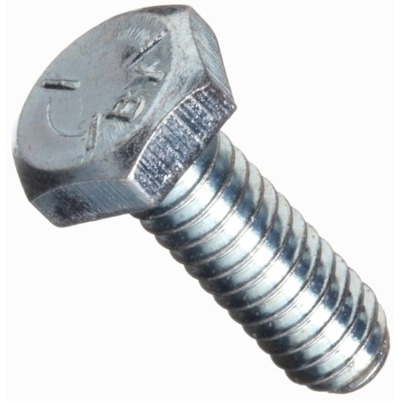 9/16-12 x 1 3/4 Hex Head Cap Screws, Steel Grade 5, Zinc Plating ...