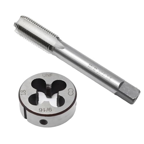 9/16"-18 UNF Tap and Die Set, 9/16 X 18 UNF Machine Thread Tap and ...