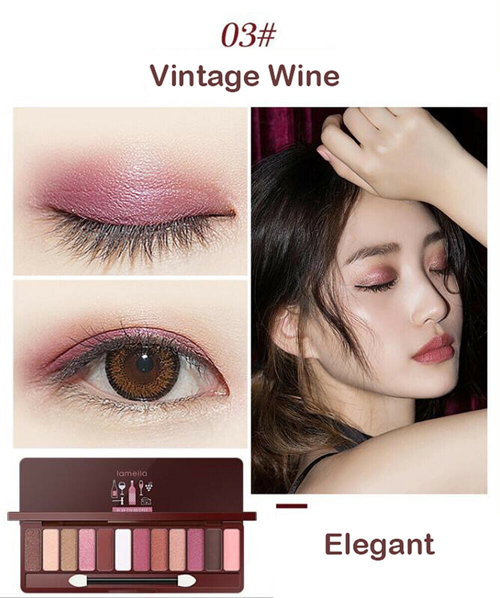 9-16 Colors Eyeshadow Palette Pigmented Shimmer Matte Glitter New Eye ...