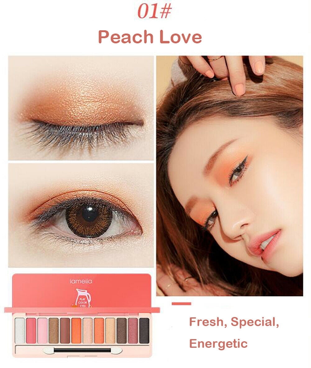 9-16 Colors Eyeshadow Palette Pigmented Shimmer Matte Glitter New Eye ...