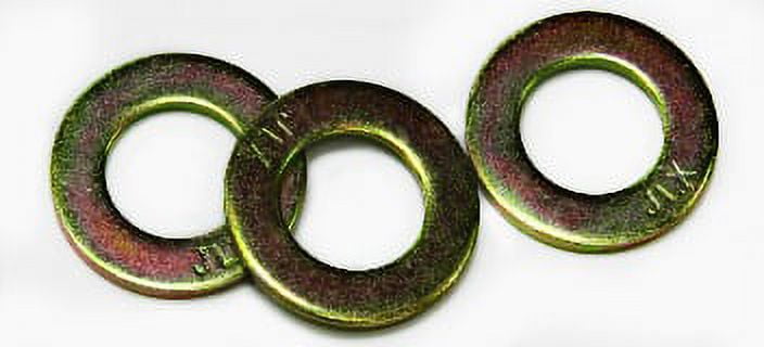 9/16" SAE Thru Hard Washers / Steel / Zinc Yellow - 400 Piece Carton ...