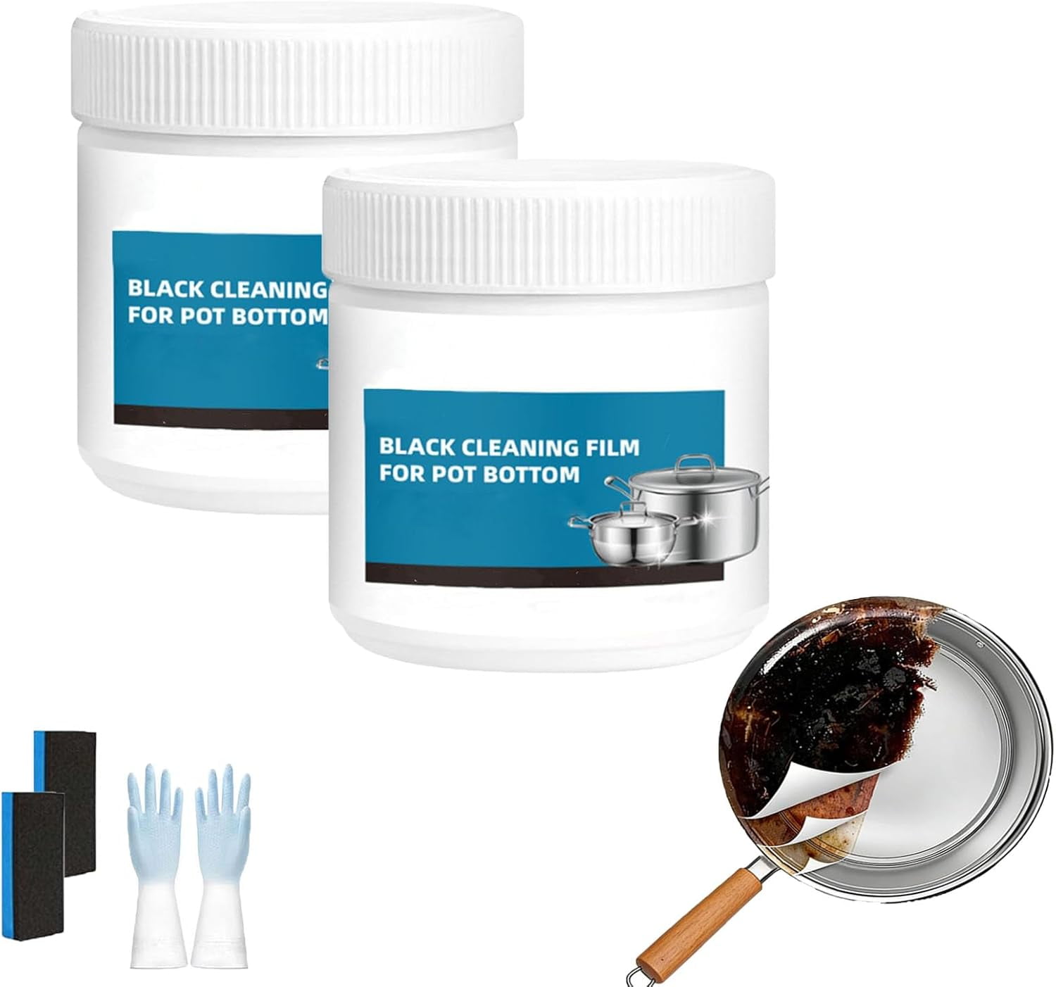 9.17oz Powerful Burnt Residue Remover Paste for Cookware,Stainless ...