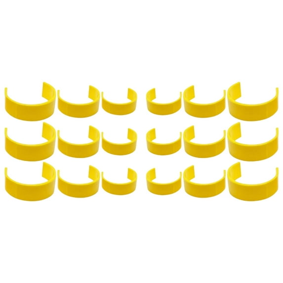 9/18/36pcs Medicine Bottle Clips With Marker Set For Clear ...