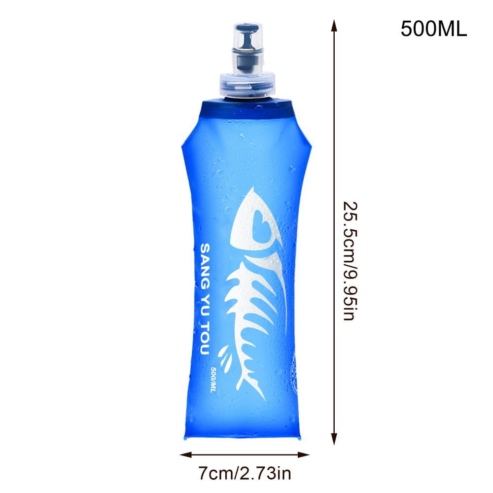 9/18 Oz Soft Flask Folding Collapsibles Water Bottle TPU Outdoors ...