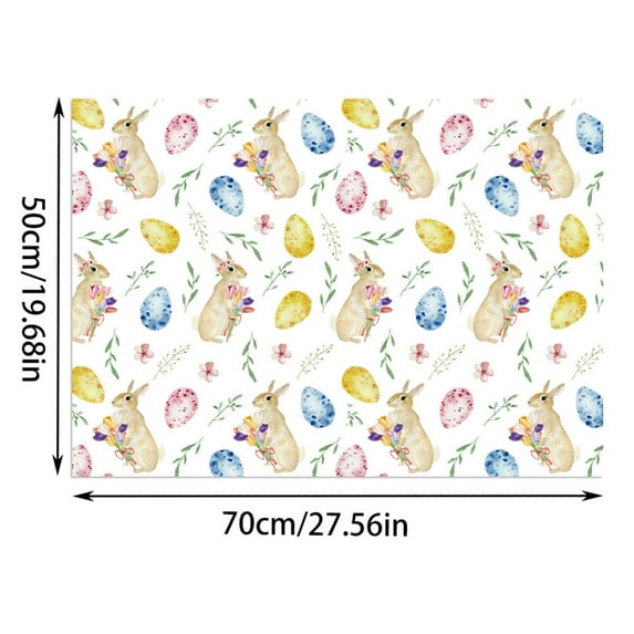 9/1PCS 19 X 27 Inches Easter Wrapping Paper, Holiday Easter Gift ...