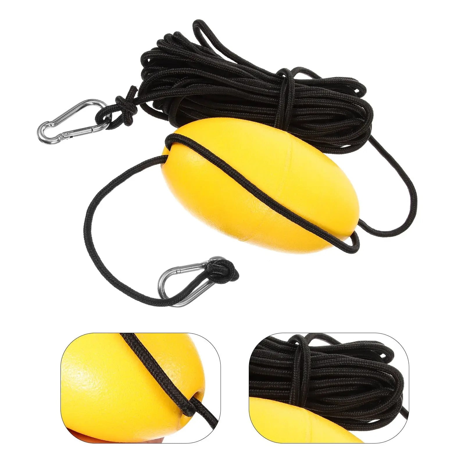 9.1m/29.86ft Anchor Nylon Buoy Fishing Float Portable Yellow Ball Major ...