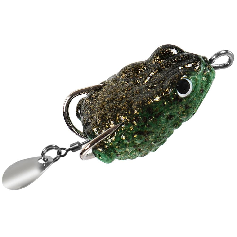 9#2.5cm/3g Mini Thunder Frog Thai Style Black Frog - Walmart.com