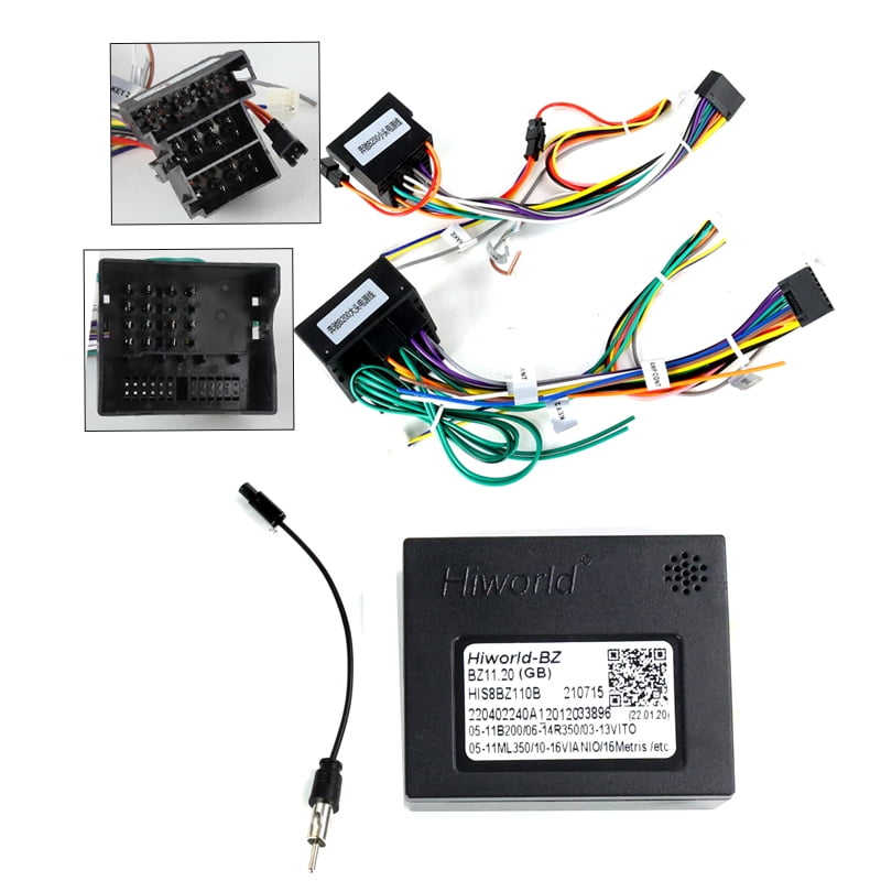 9" 2 Din Car Radio Fascia Panel Dash Mounting Frame For Mercedes Benz ...