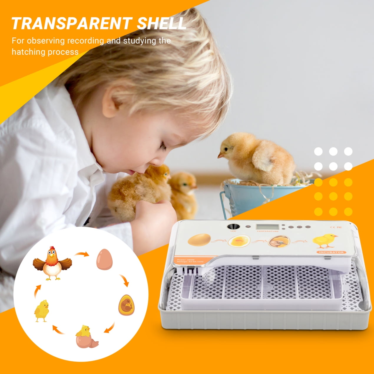 9-20 Eggs Outdoor Indoor Egg Incubator,Fully Automatic Poultry Hatcher ...