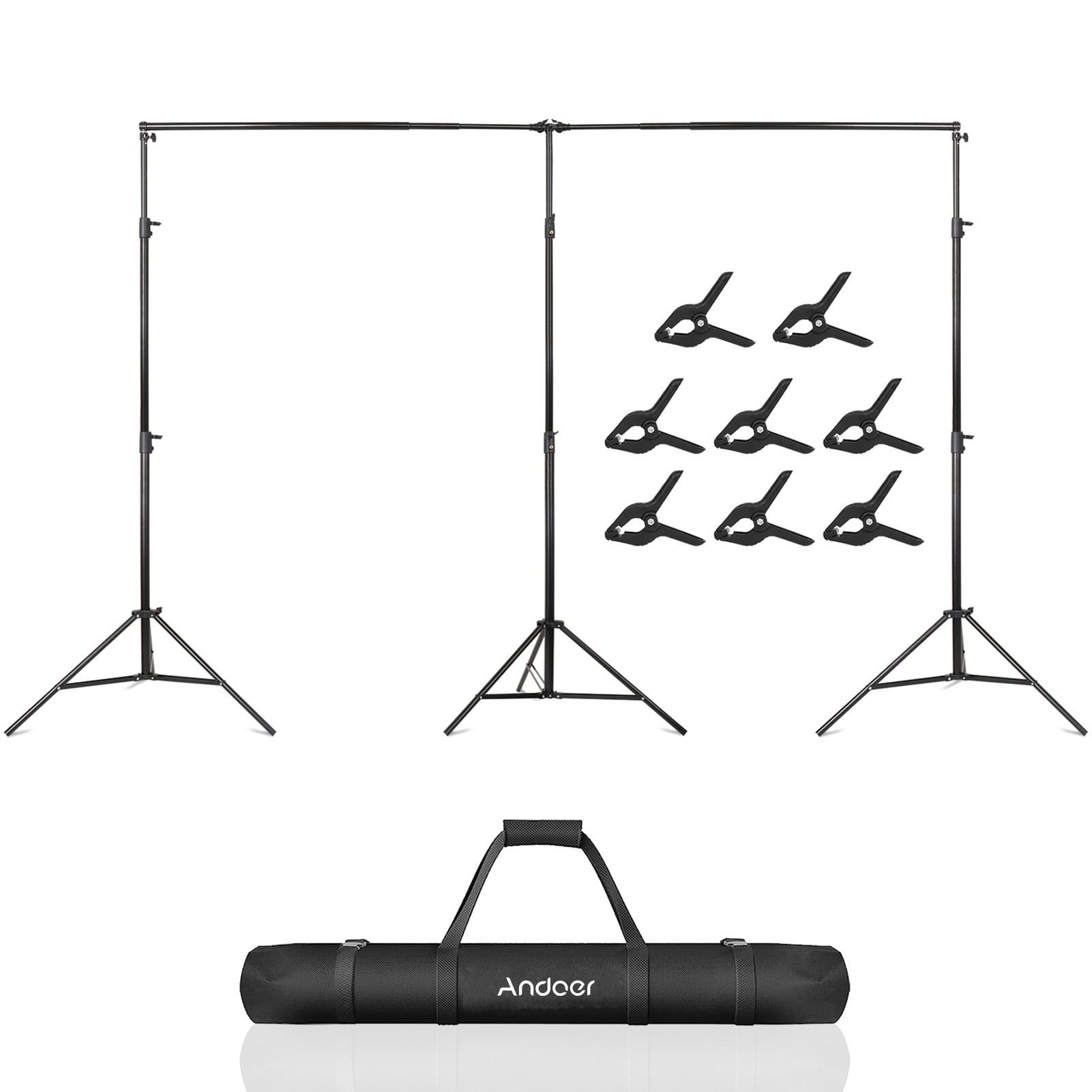 9*20FT Studio Backdrop Stand Photography Backdrop Frame Adjustable ...