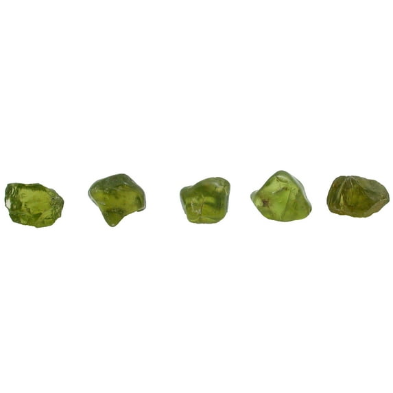 9.21 Gram Five Peridot Arizona Cabochon Facet Green Gemstone Rough ...