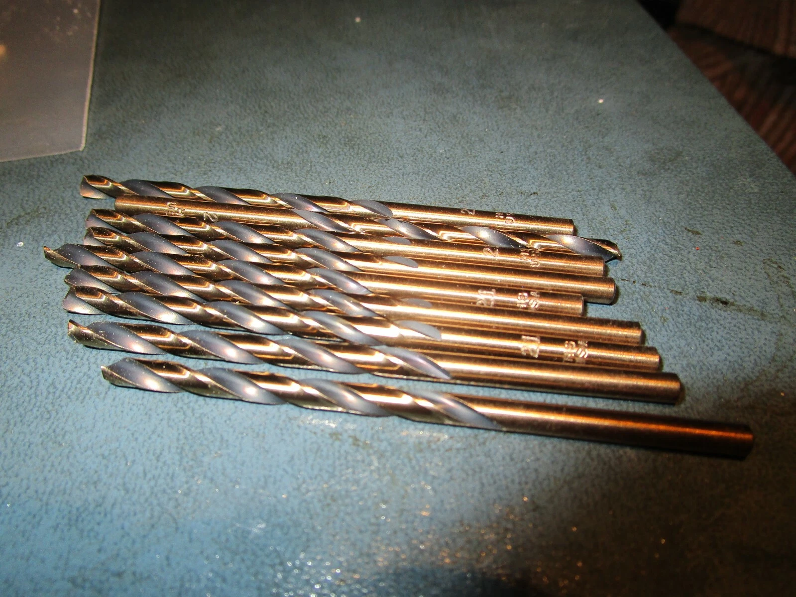 (9) #21 Hss 135° Split Point Black & Gold Finish Fmt® Jobber Drill ...