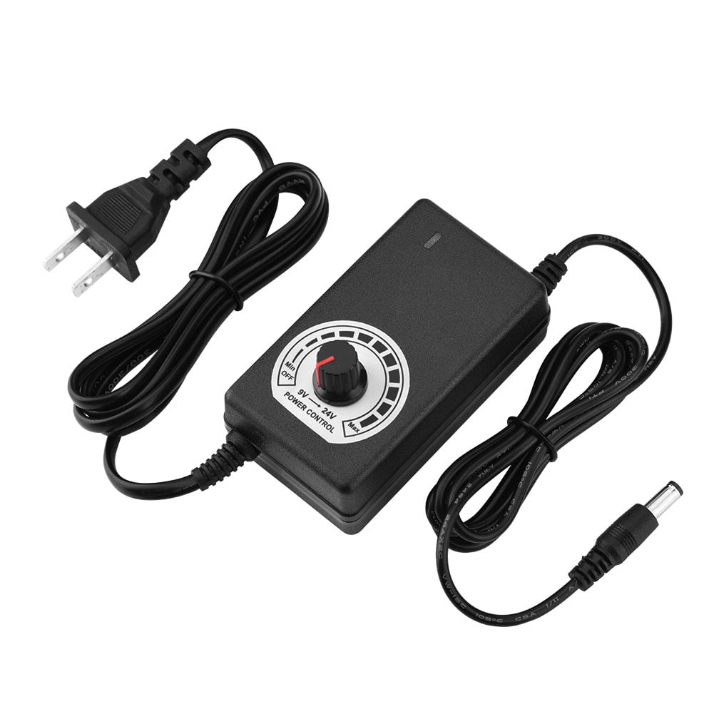 9-24V 1A Adjustable Power Adapter Safe PWM Modulation Stepless Voltage ...